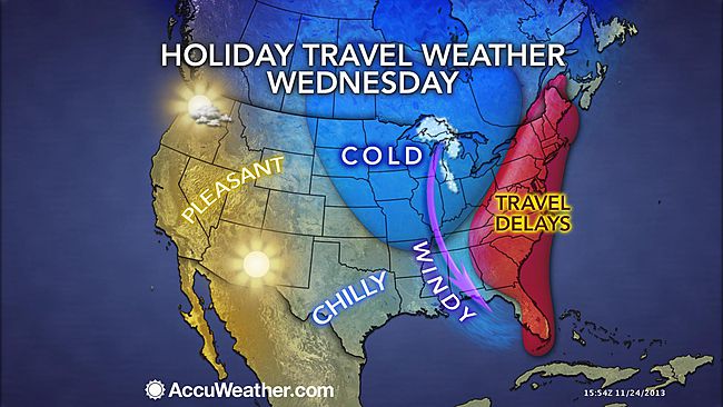 East Coast Storm Predicted for Wednesday into Thanksgiving Day | Good ...