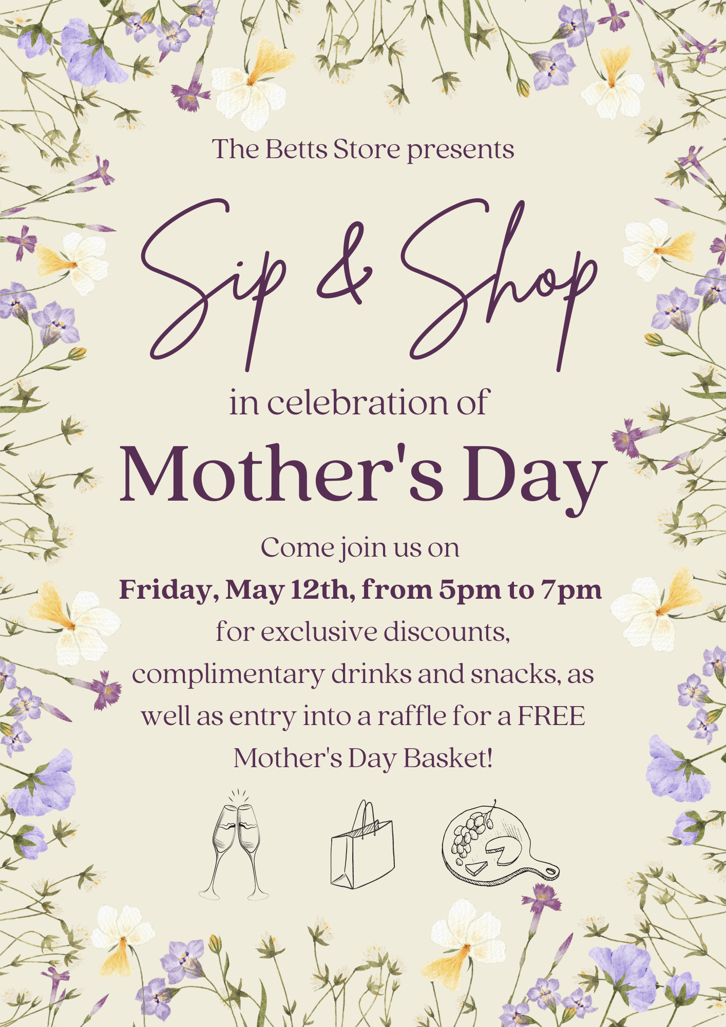 Mother’s Day Sip N’ Shop Event Hosted by the Betts Store at the Wilton ...