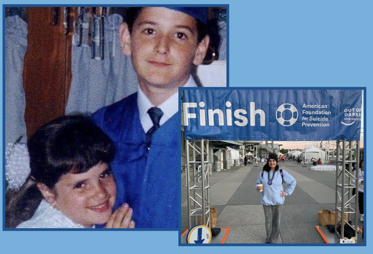 Wilton Woman Walks to Remember a Brother Lost to Suicide — and to Help ...