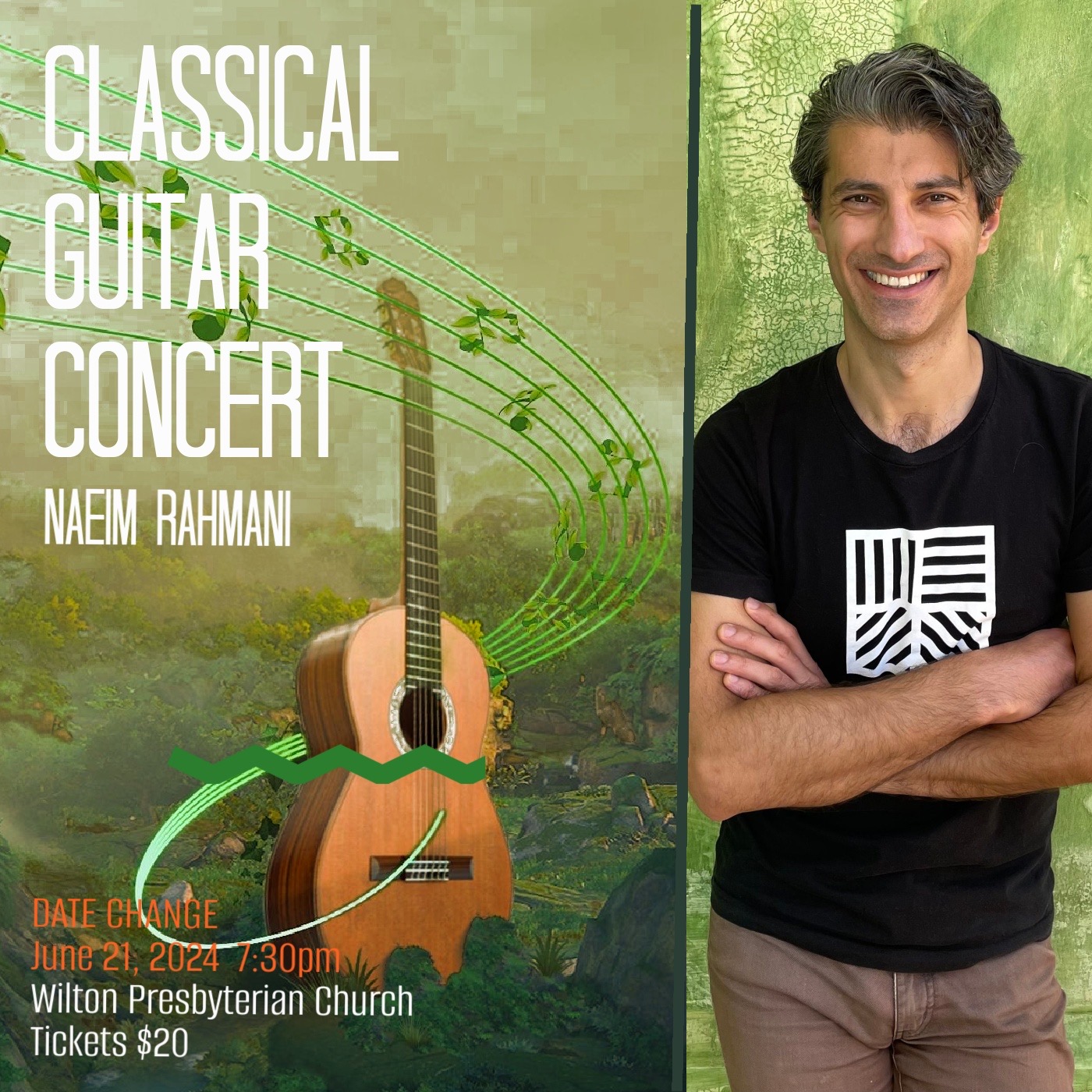 Classical Guitar Concert with Naeim Rahmani - Good Morning Wilton