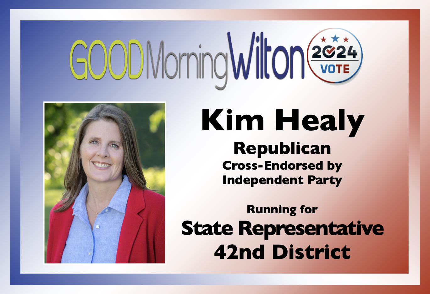 Election 2024: Meet the Candidate — Kim Healy (R/I) for State Representative 42nd District ...