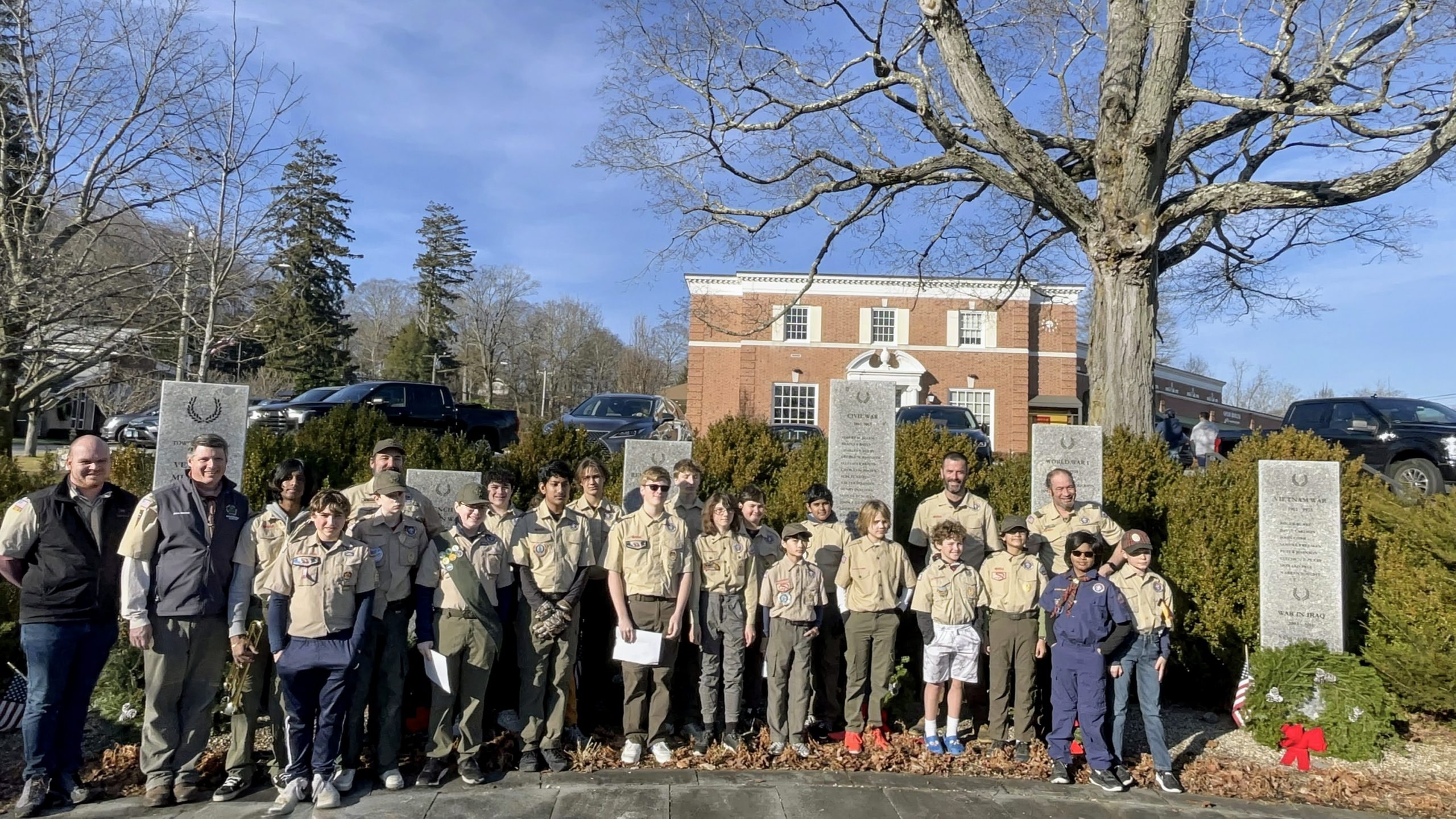 Wreath Laying Ceremony at Wilton War Memorial and Hillside Cemetery - Good Morning Wilton