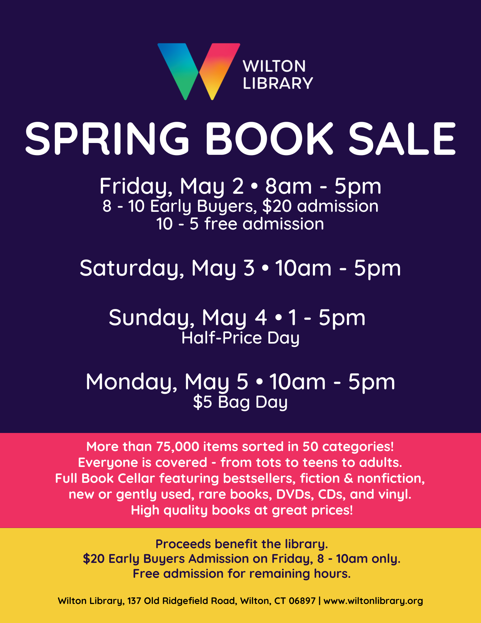 Wilton Library’s Spring Book Sale - Good Morning Wilton