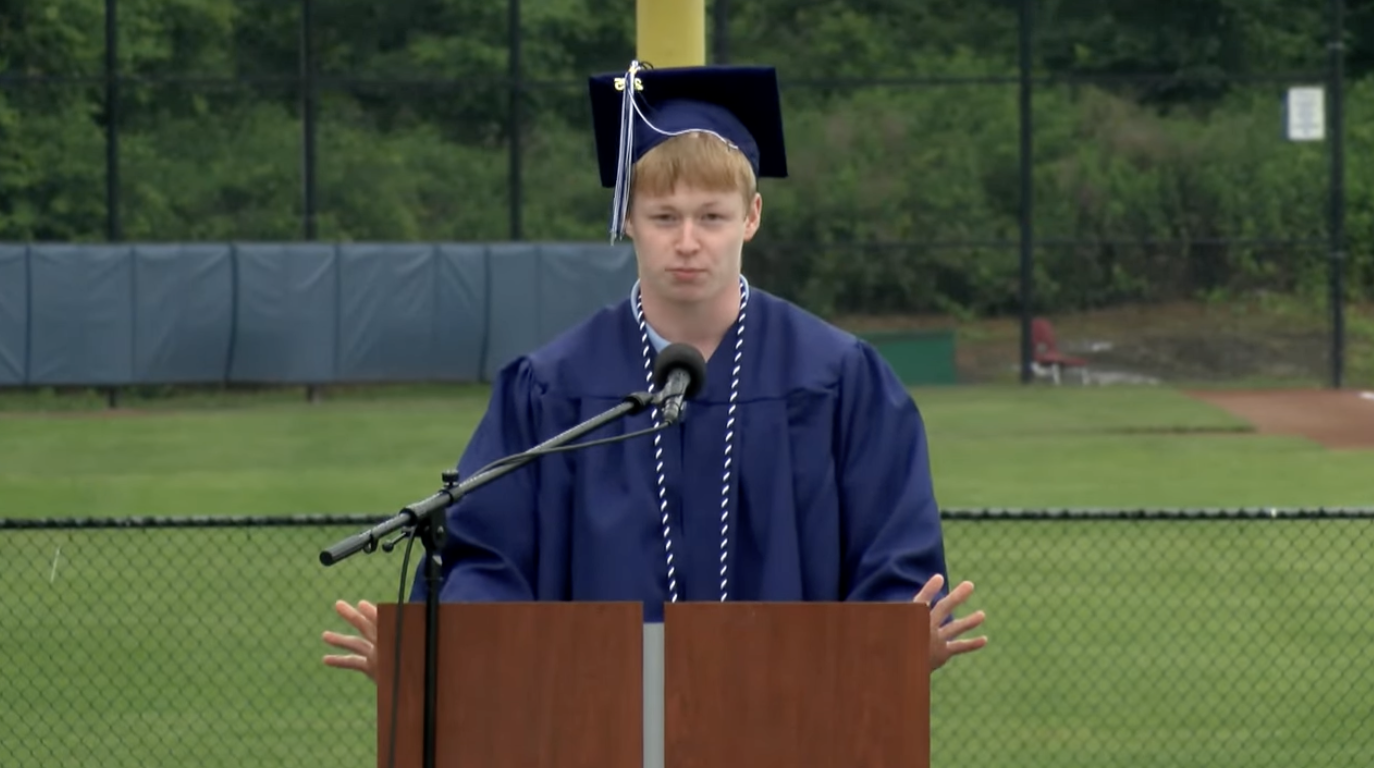 Graduation 2025 Speech: Alex Cocca Presents the Senior Class Gift ...
