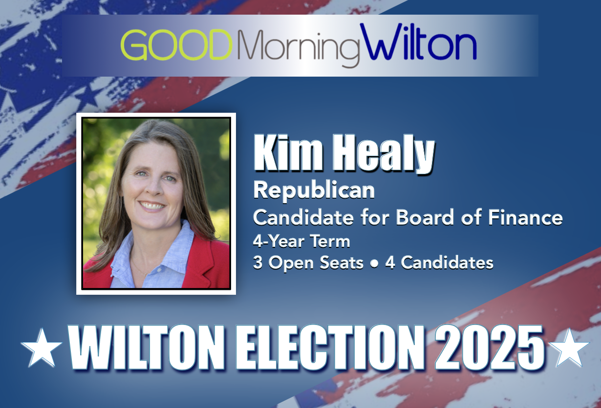 ELECTION 2025 — Kim Healy (R), Candidate for Board of Finance - Good ...