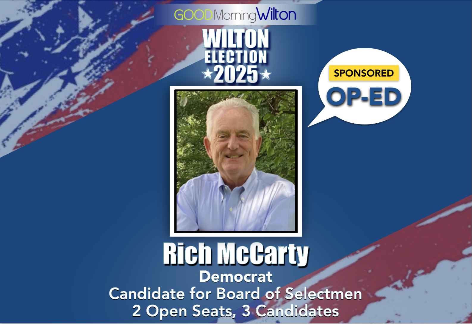 ELECTION 2025 OP-ED — Wilton Forward! - Good Morning Wilton